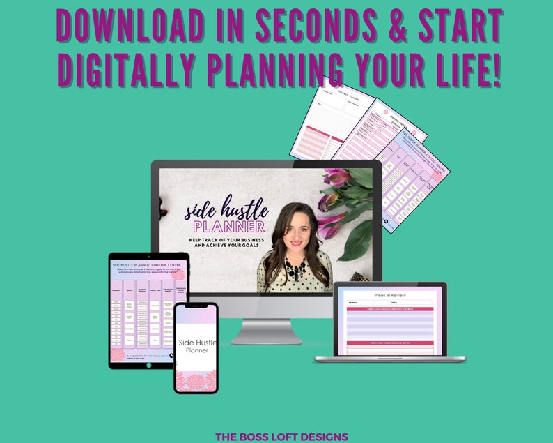 Side Hustle Planner MLM Planner Direct Sales Planner MLM Digital ...