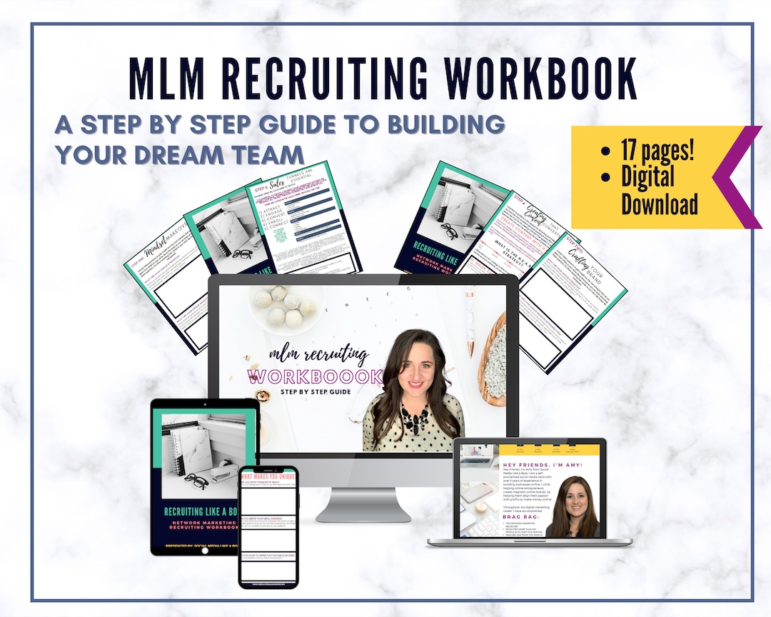 Direct Sales: Business Building Workbook, Recruiting Planner, MLM Team ...