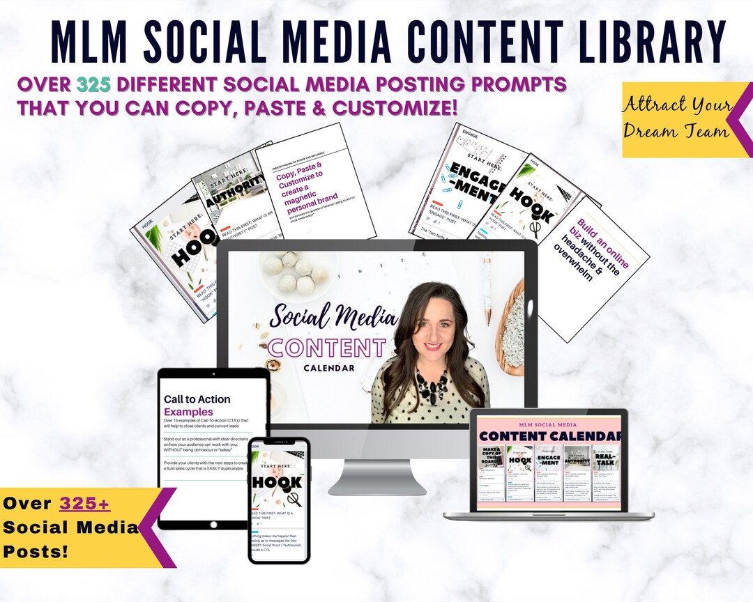 Network Marketing Social Media Posts MLM Social Media Posts - Etsy