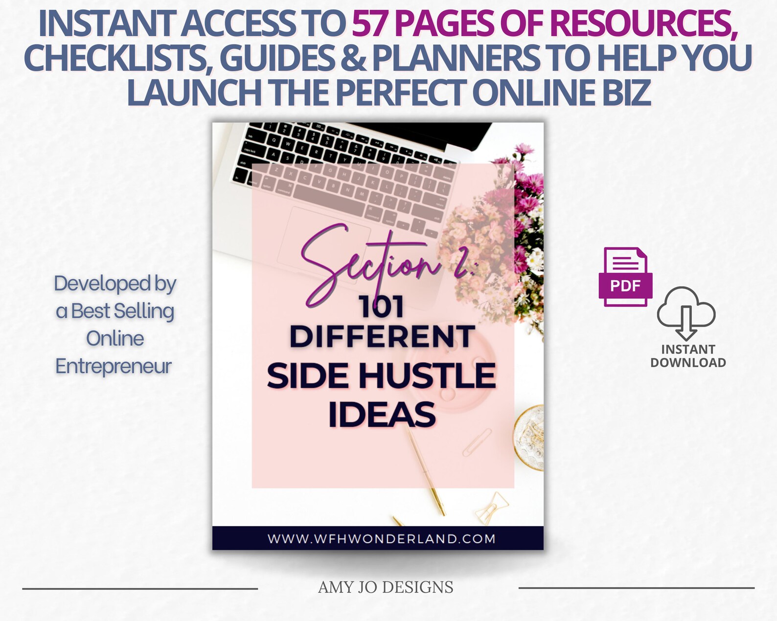 Side Hustle Planner Side Hustle Guide Passive Income Planner Online ...