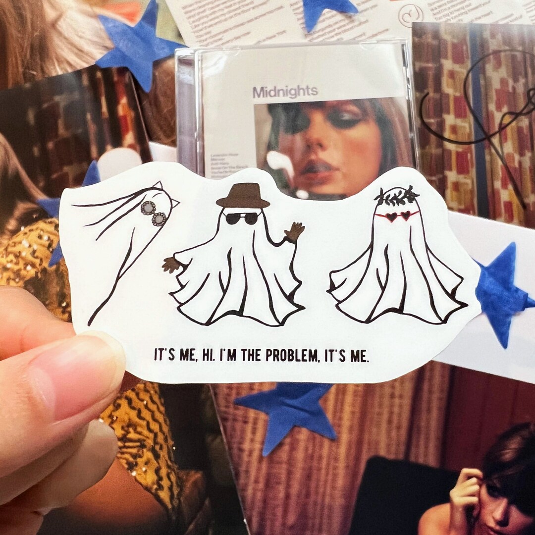Taylor Swift Vinyl Sticker Anti-hero Ghosts midnights - Etsy
