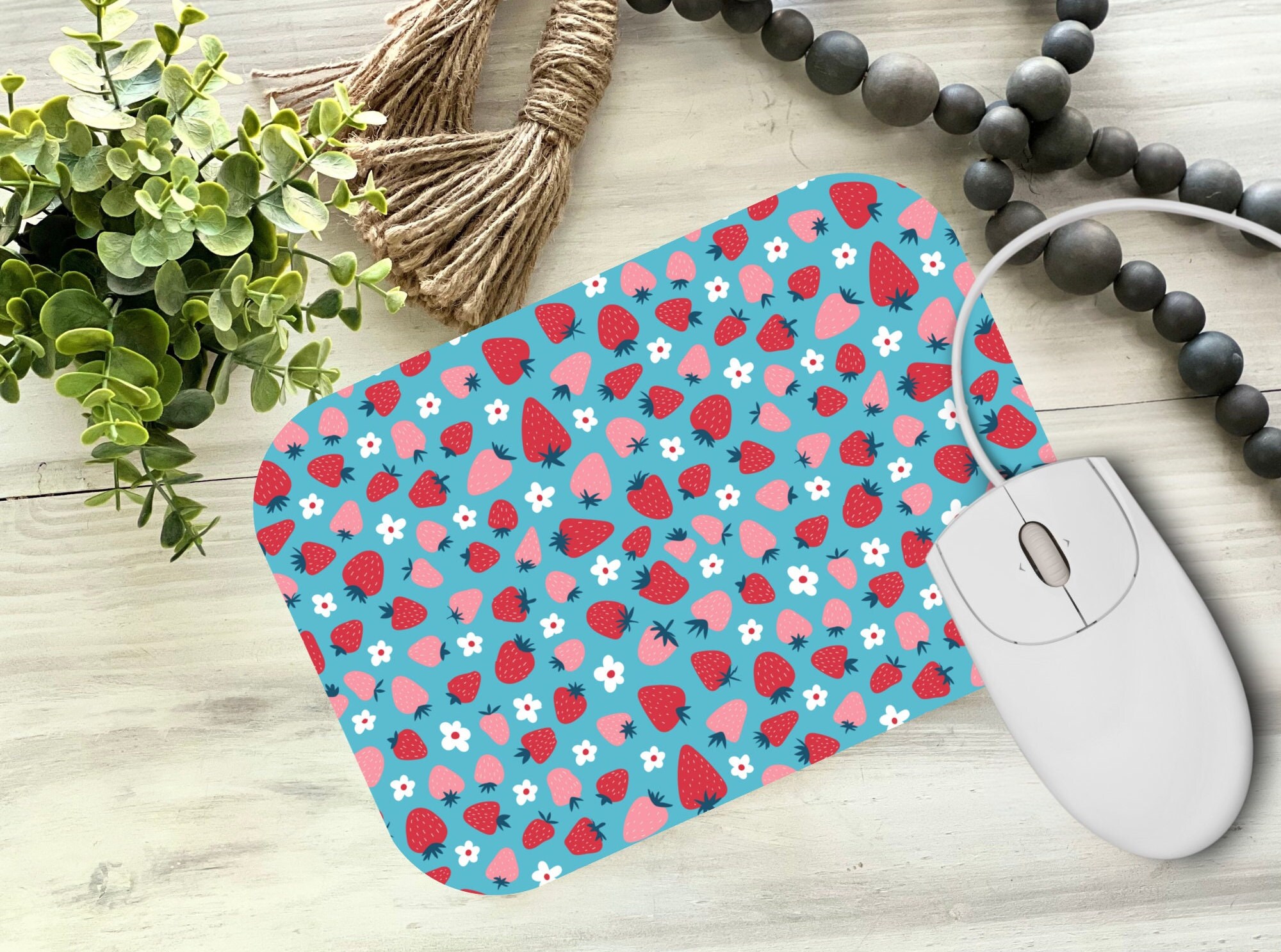 Strawberries Mouse Pad PNG, Sublimation- Digital Download - Etsy