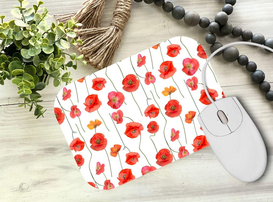 Floral Poppies Mouse Pad PNG, Sublimation- Digital Download - Etsy