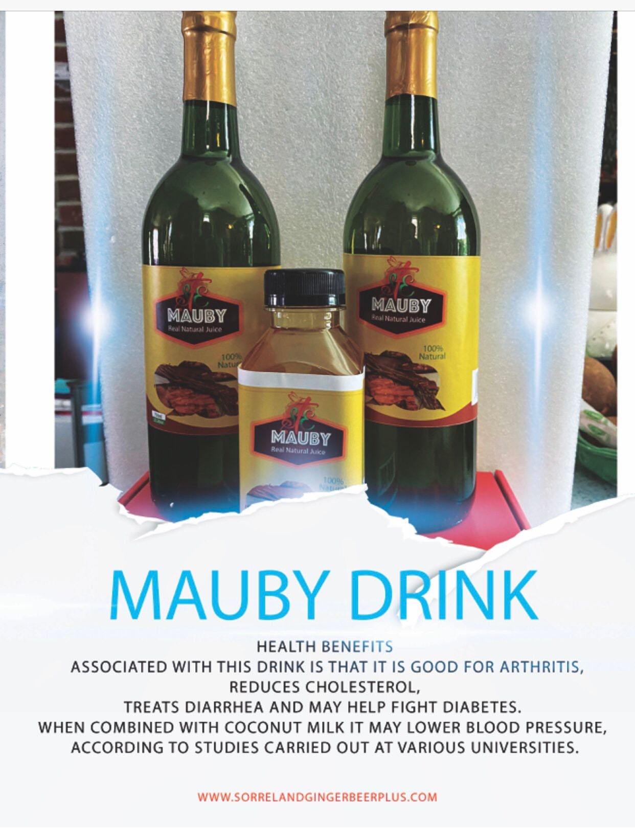 Cool Me Down Mauby. 100% Real Natural Juice Drink - Etsy
