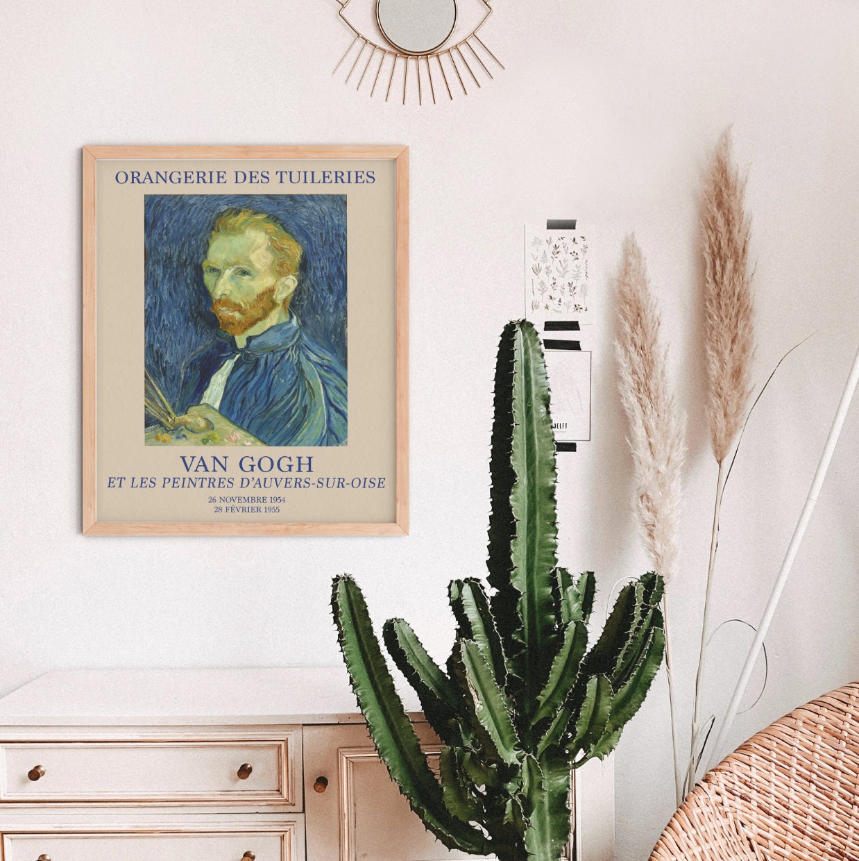 Vincent Van Gogh Exhibition Poster Printable Wall Art Modern - Etsy