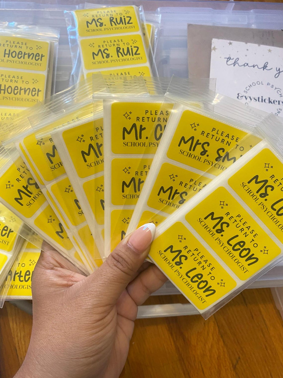 School Psychologist Labels (110 Count) - Etsy