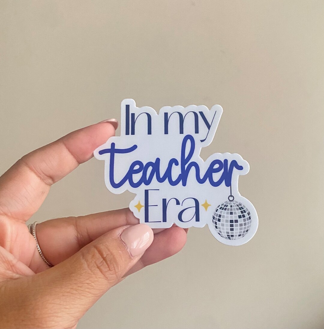 Teacher Sticker - Etsy
