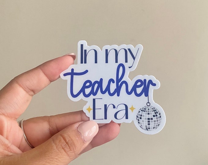 Teacher Sticker - Etsy