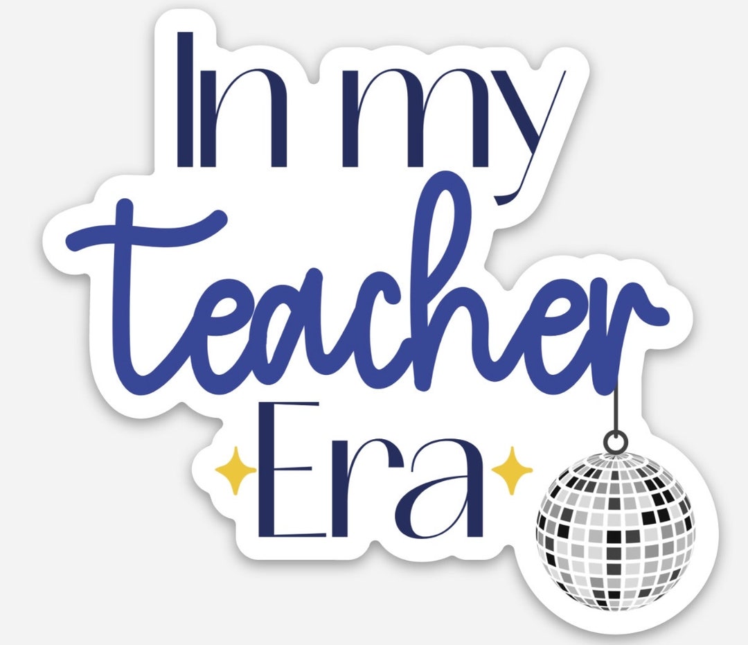 Teacher Sticker - Etsy