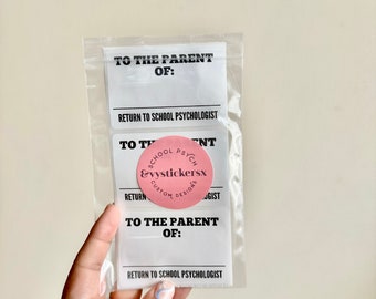 School Psychologist Labels (110 Count) - Etsy