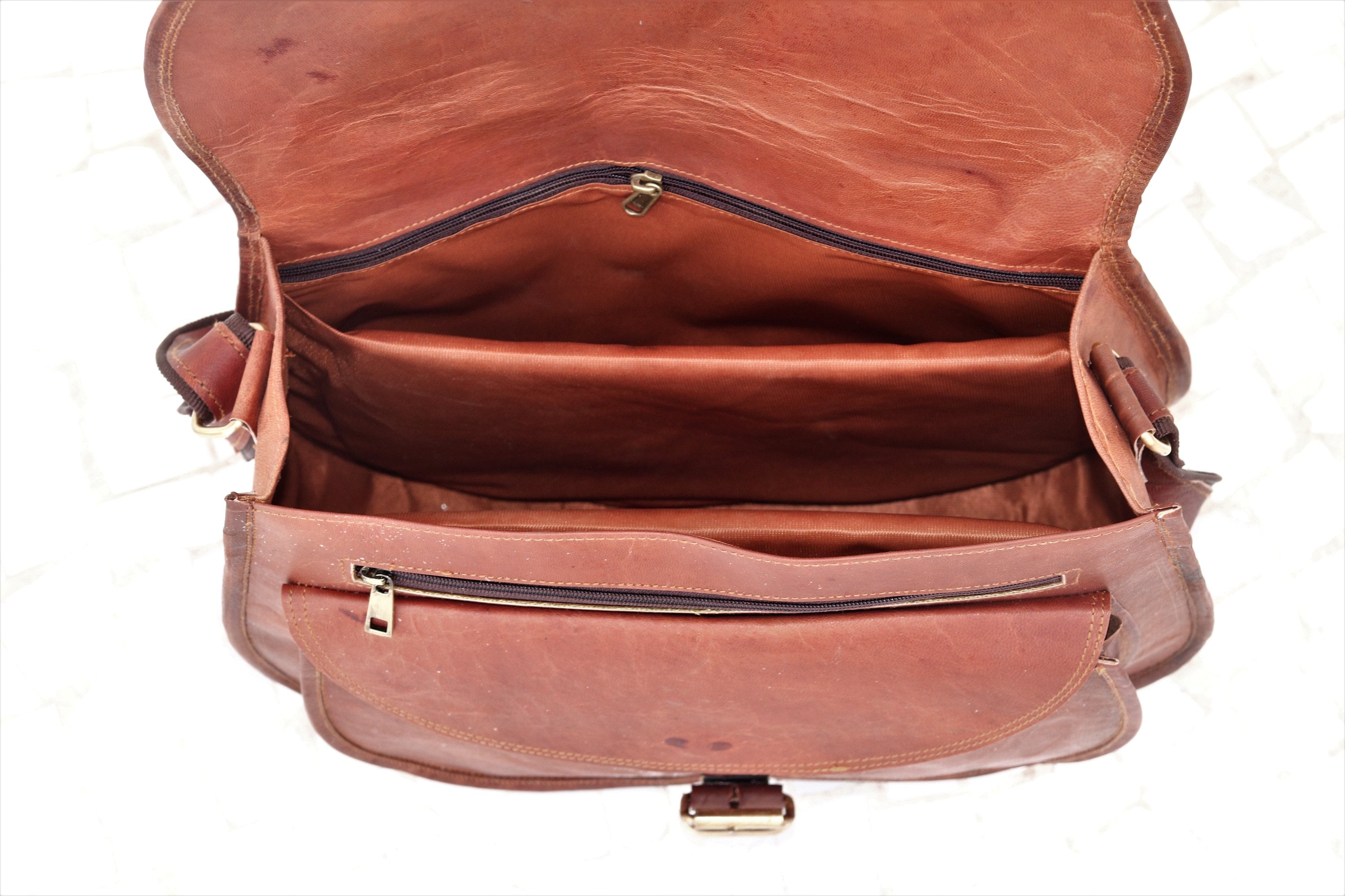 Große LederTasche für Reisen und regelmäßigen Gebrauch | Etsy