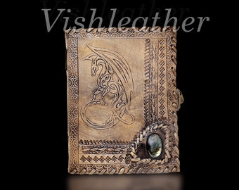 Dungeon Master Journal, Handmade Leather Celtic Dragon Journal, Dnd ...