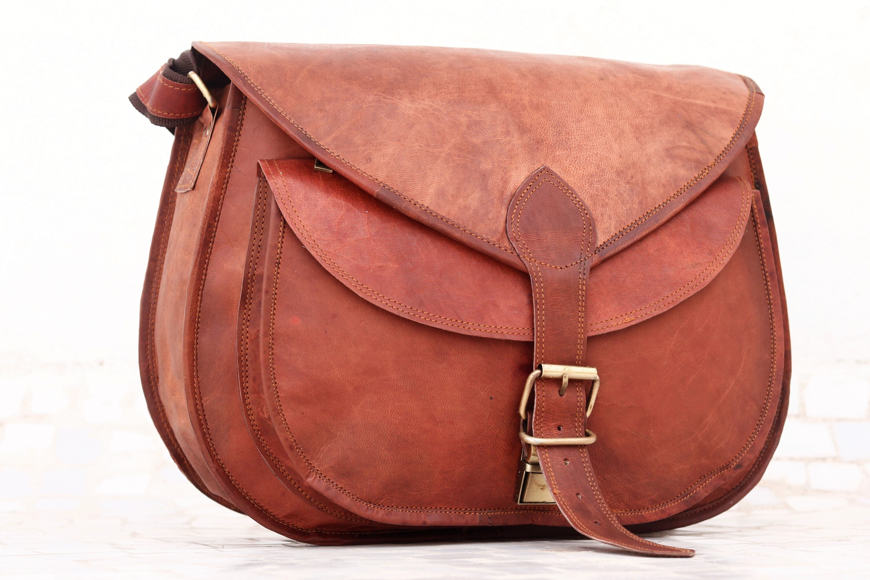 Große LederTasche für Reisen und regelmäßigen Gebrauch | Etsy