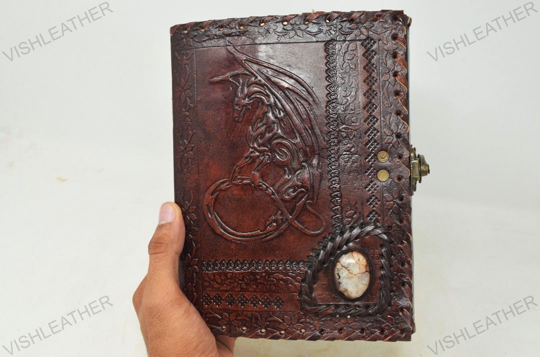 Dnd Journal, Dungeon Master Notebook Celtic Dragon Journal, Leather DND ...