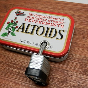 Altoids Mint Tin Locking Cannabis Weed Pot Marijuana Stash Smoke ...