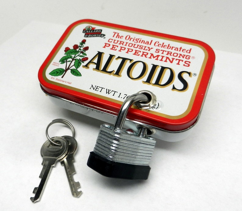 Altoids Mint Tin Locking Cannabis Weed Pot Marijuana Stash Smoke ...