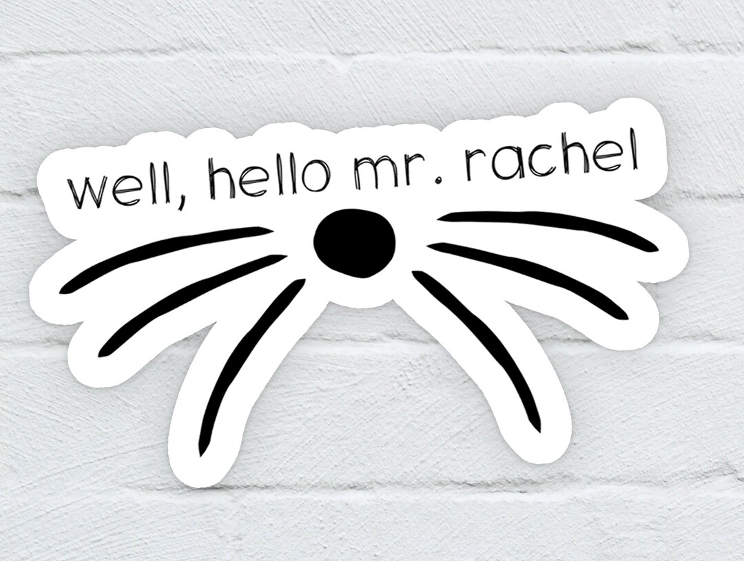 Mr Rachel Vinyl Sticker - Etsy