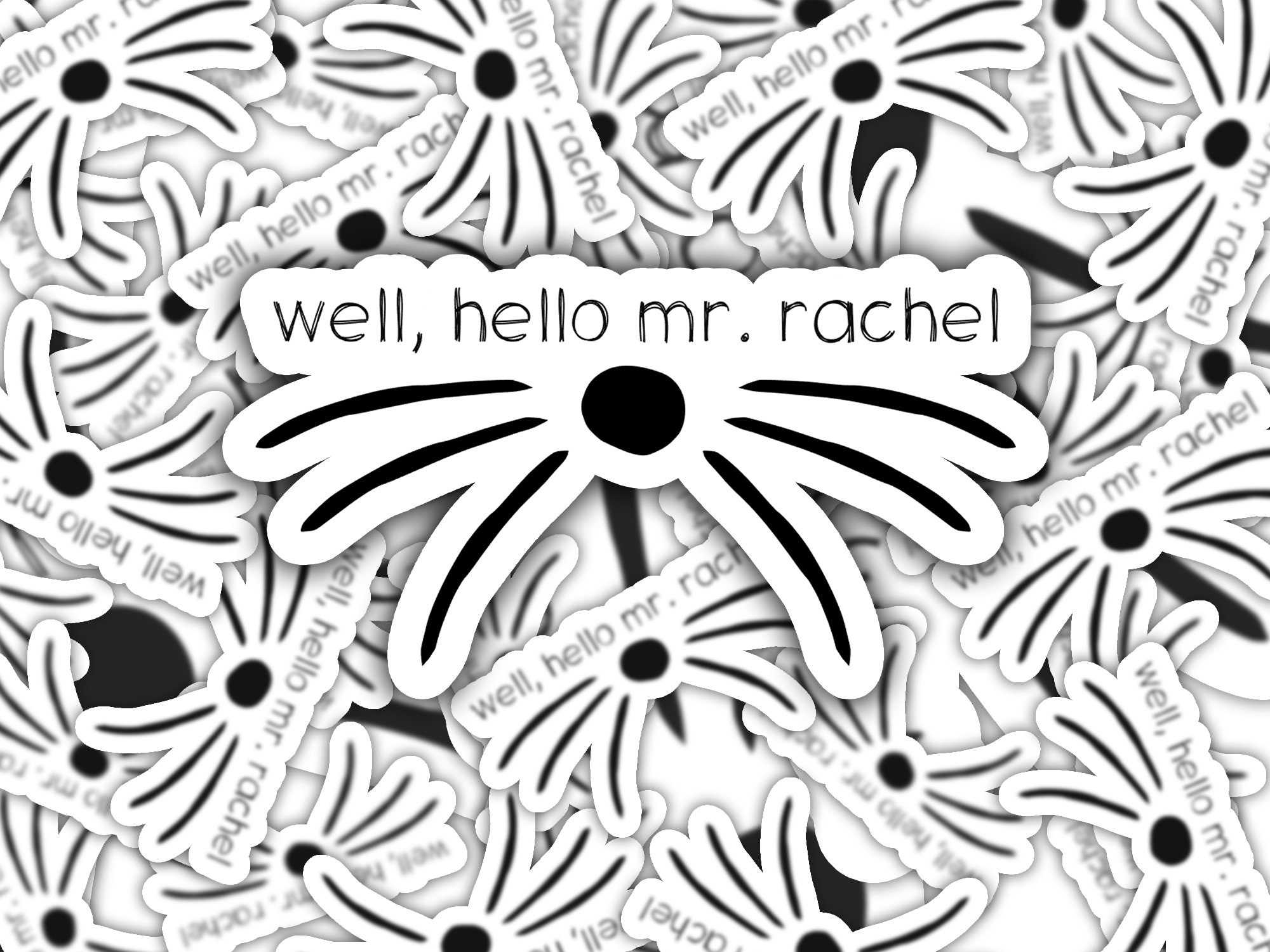 Mr Rachel Vinyl Sticker - Etsy