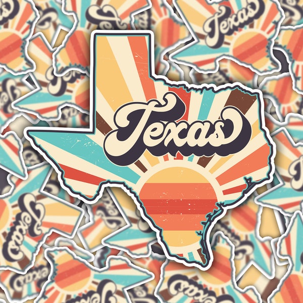 Texas Sticker - Etsy