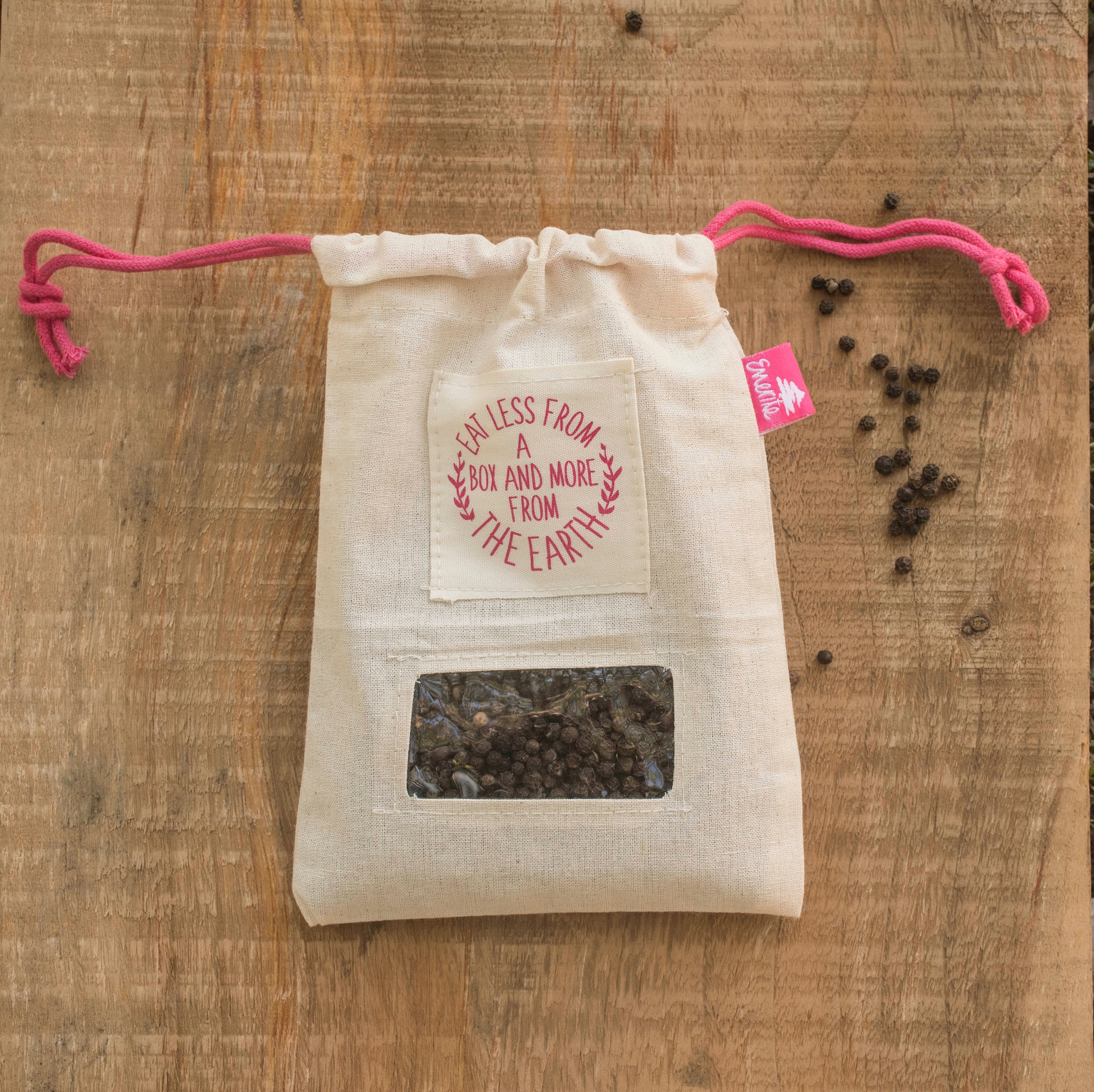 Reusable Bulk Food Bag Eat Less From A Box & More From the Earth ...