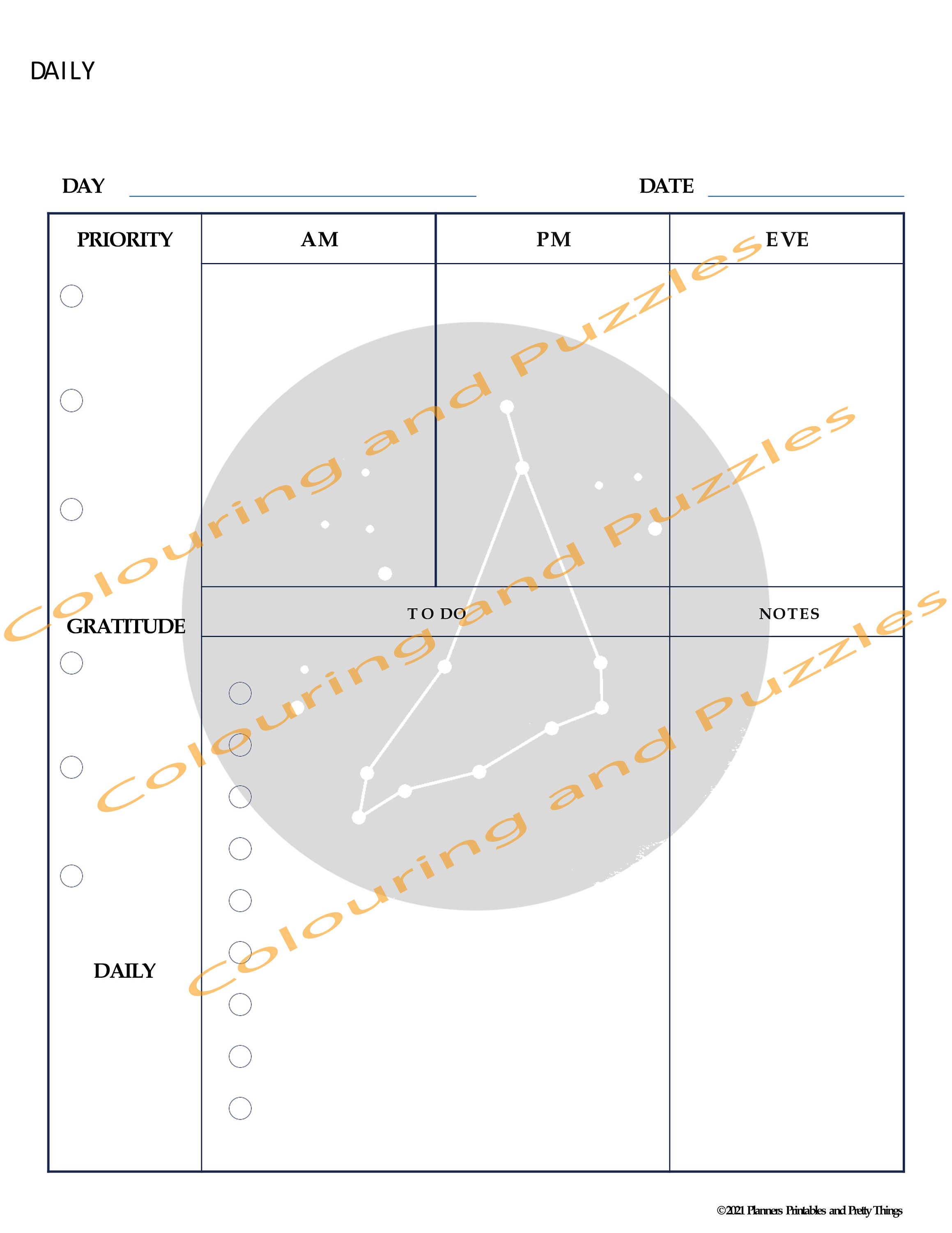 Printable Zodiac Journal Printable Planner Capricorn Horoscope - Etsy