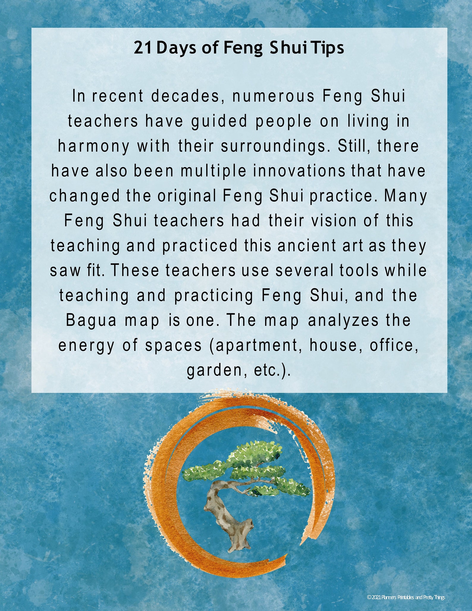 21 Days of Feng Shui Journal Instant Download Home Printable - Etsy