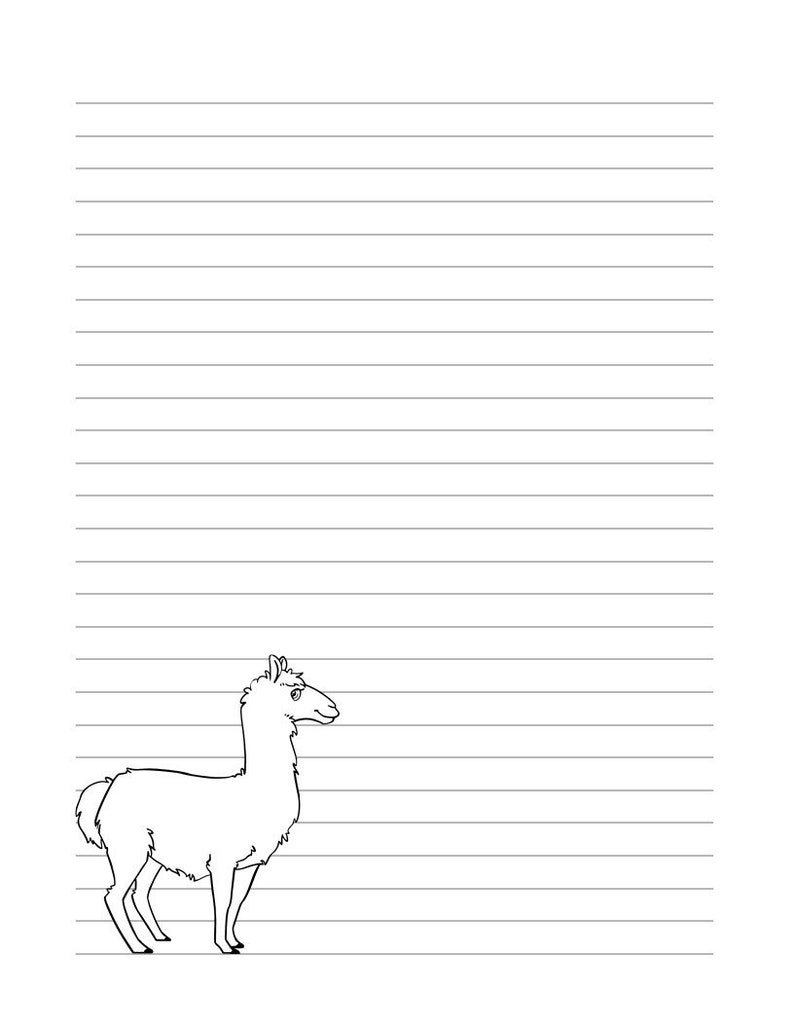 Llama Journal 100 Journal Pages Digital Download Goodnotes Printable - Etsy