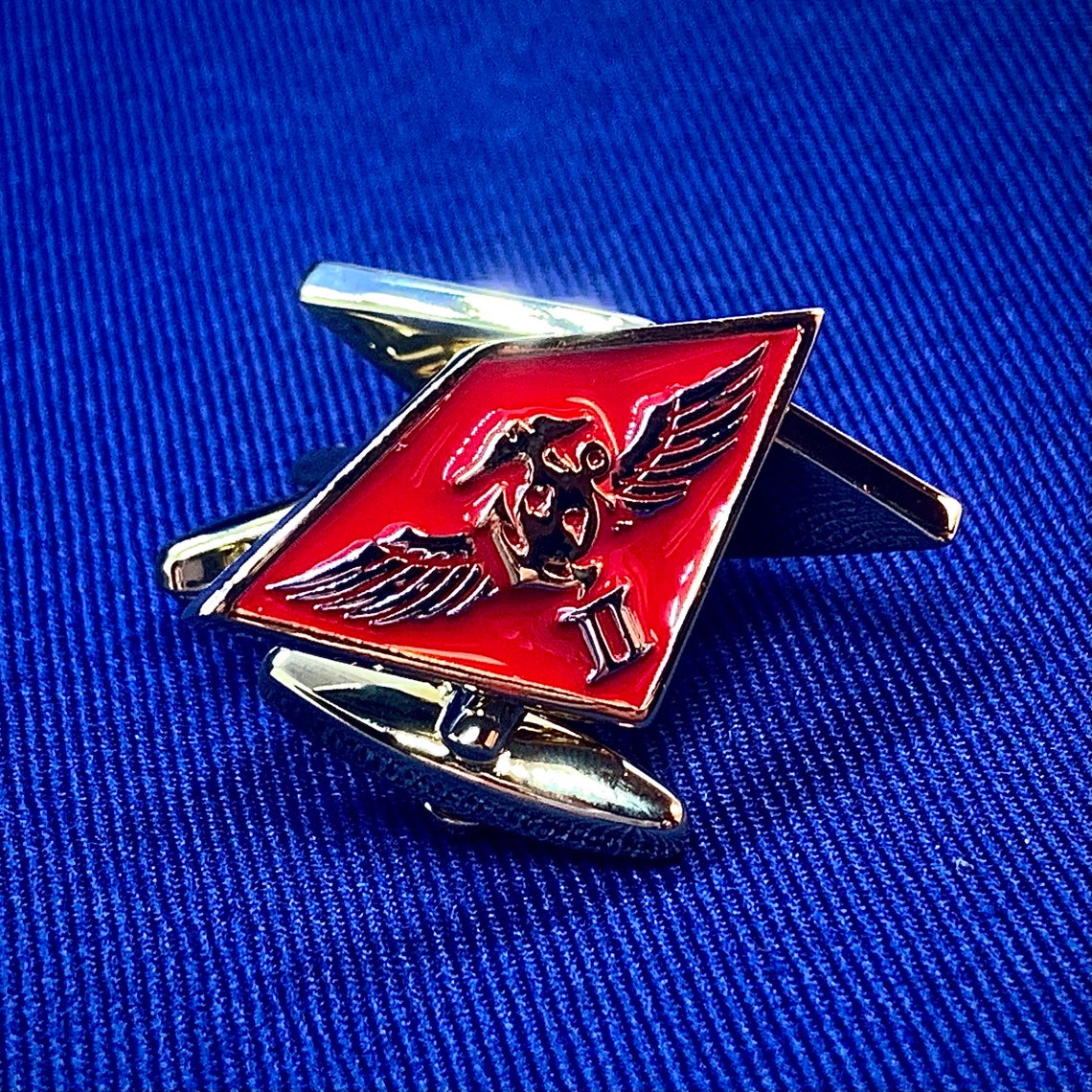 Gold 2nd Marine Aircraft Wing II MAW Cufflinks USMC - Etsy
