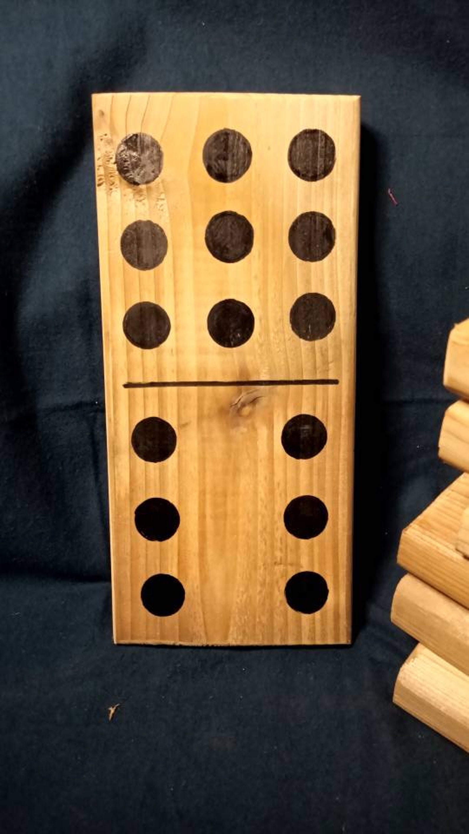 Hand Painted Wooden Dominos - Etsy
