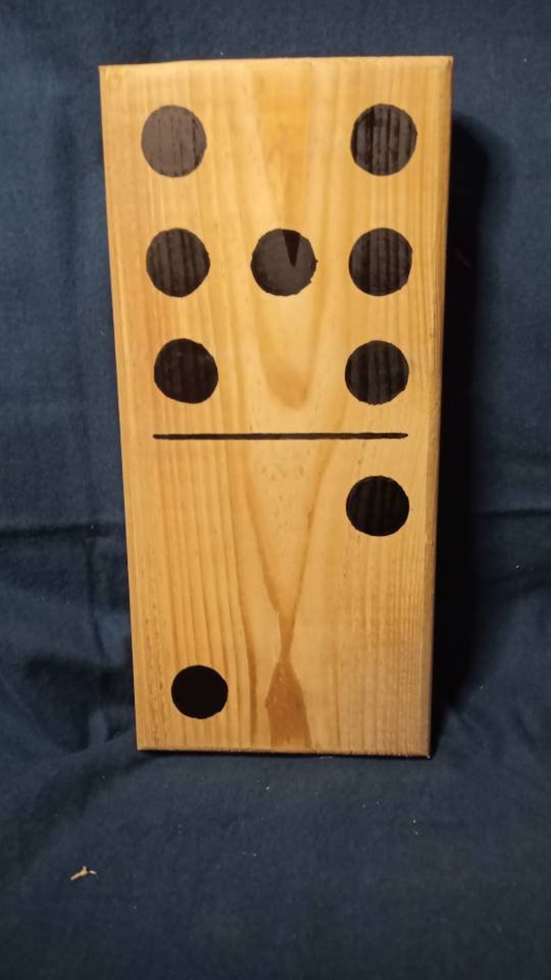 Hand Painted Wooden Dominos - Etsy