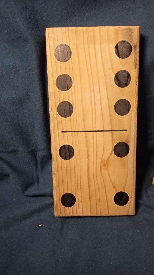 Hand Painted Wooden Dominos - Etsy