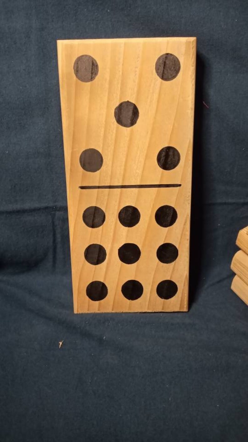 Hand Painted Wooden Dominos - Etsy
