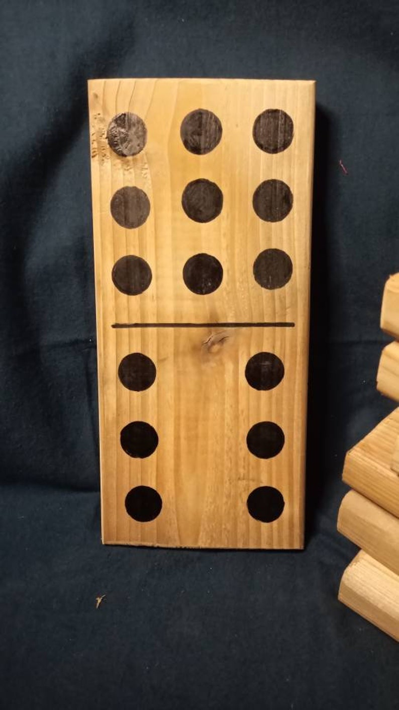 Hand Painted Wooden Dominos - Etsy