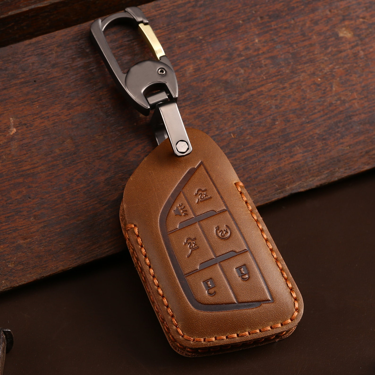 2021 Cadillac Escalade Key Fob Cover, Car Key Case, Car Leather ...