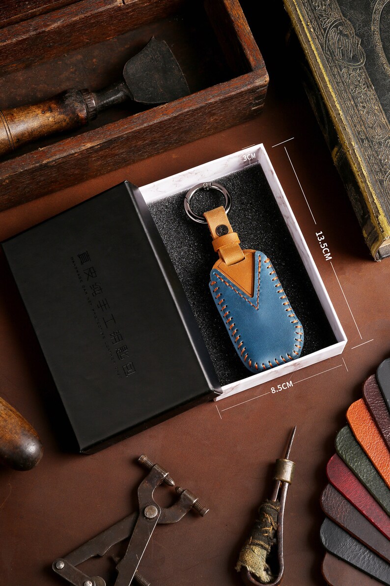 Mercedes Benz Car Key Case, Mercedes Benz Key Fob Cover, Leather Car ...