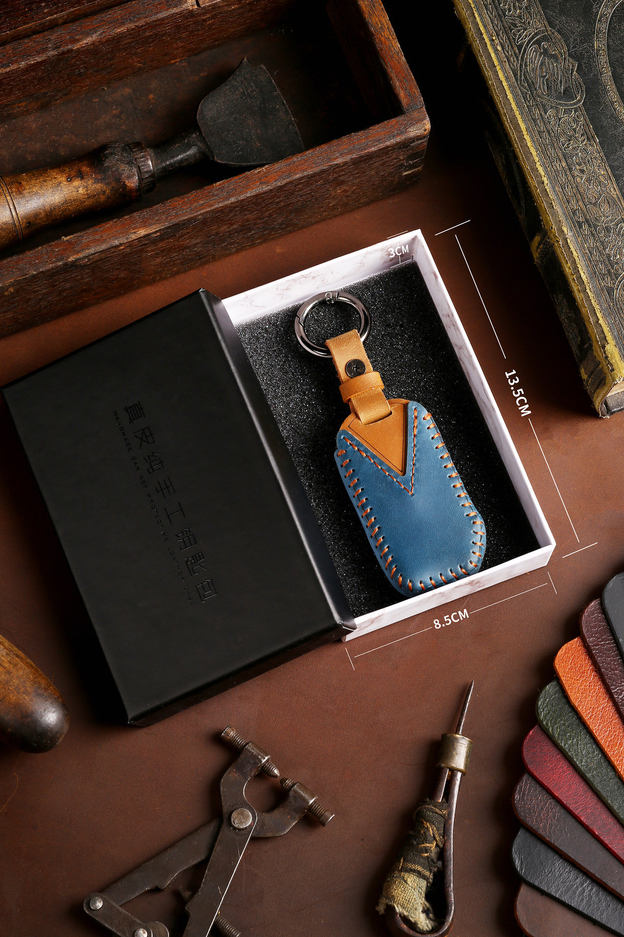 Mercedes Benz Car Key Case, Mercedes Benz Key Fob Cover, Leather Car ...