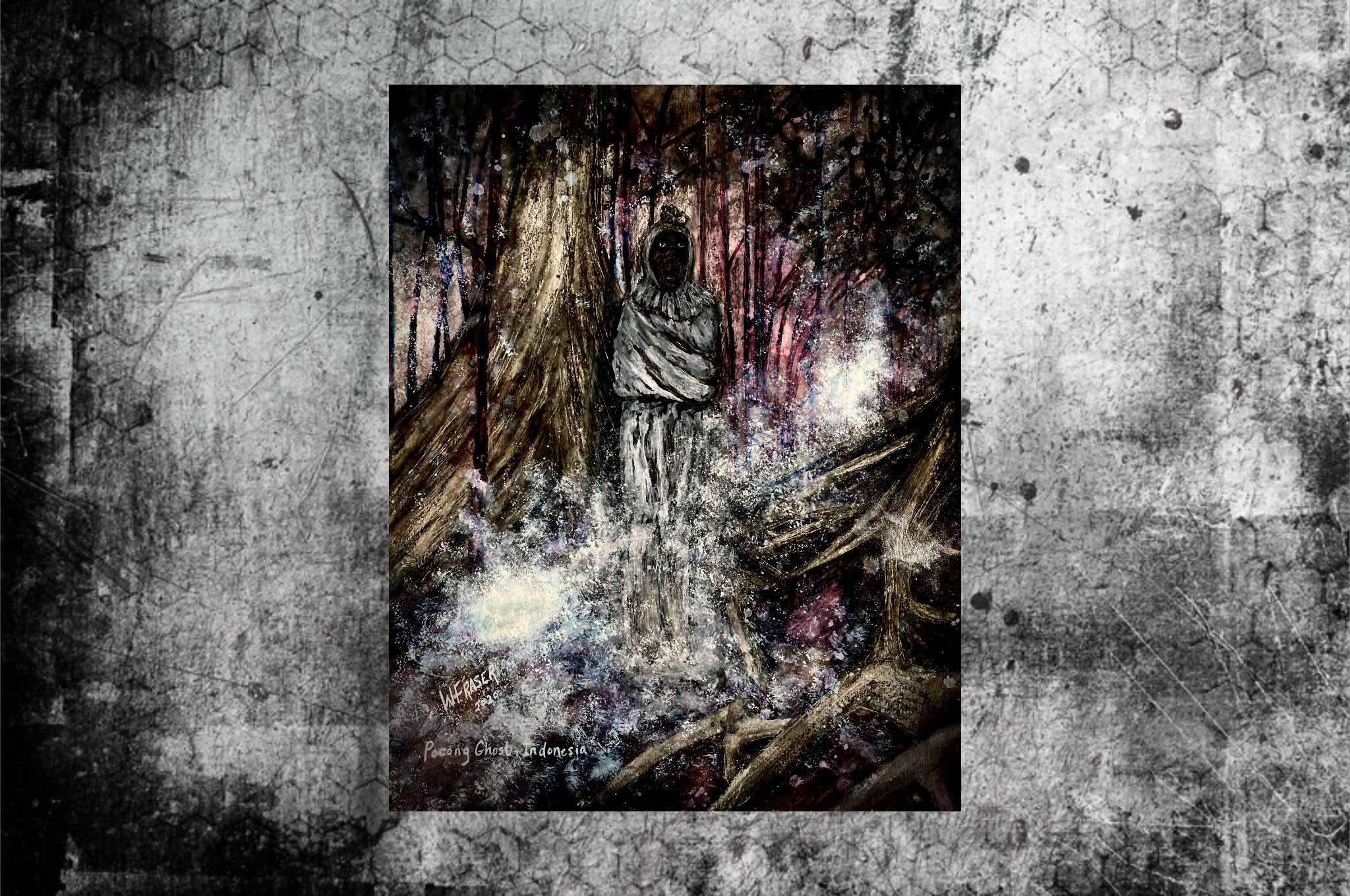 Pacong Ghoul Indonesia Mythical Creature Art Digital - Etsy