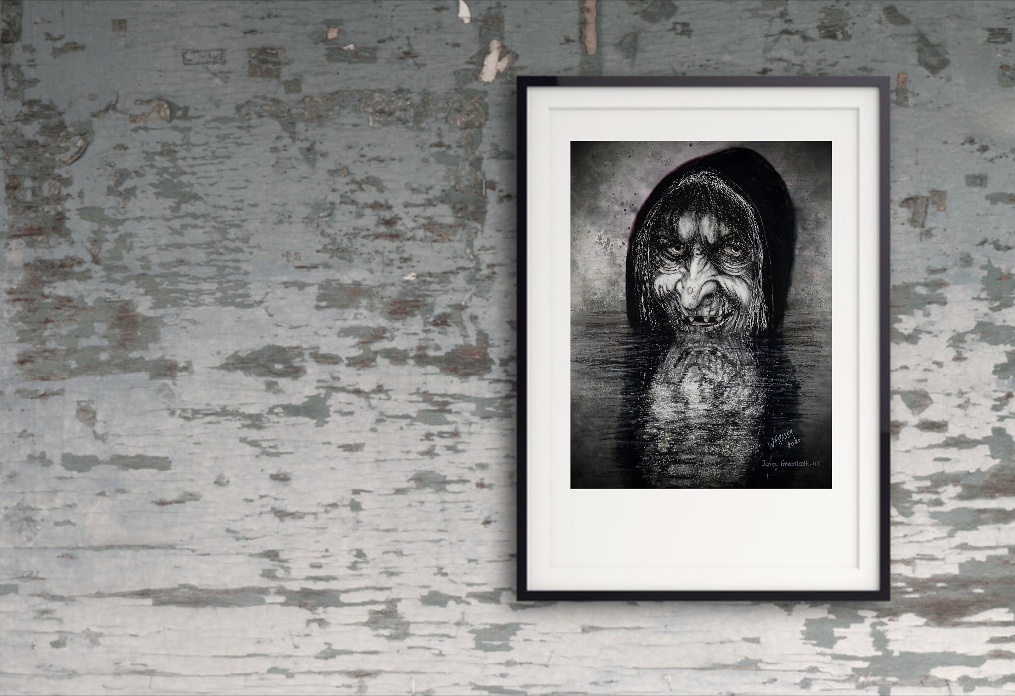 Jenny Greenteeth England-mythical Creature Art Digital - Etsy