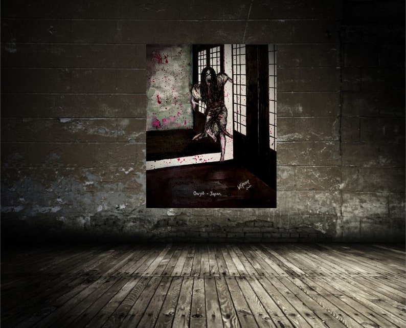 Onryo Ghost Japan Mythical Creature Art Digital Download - Etsy