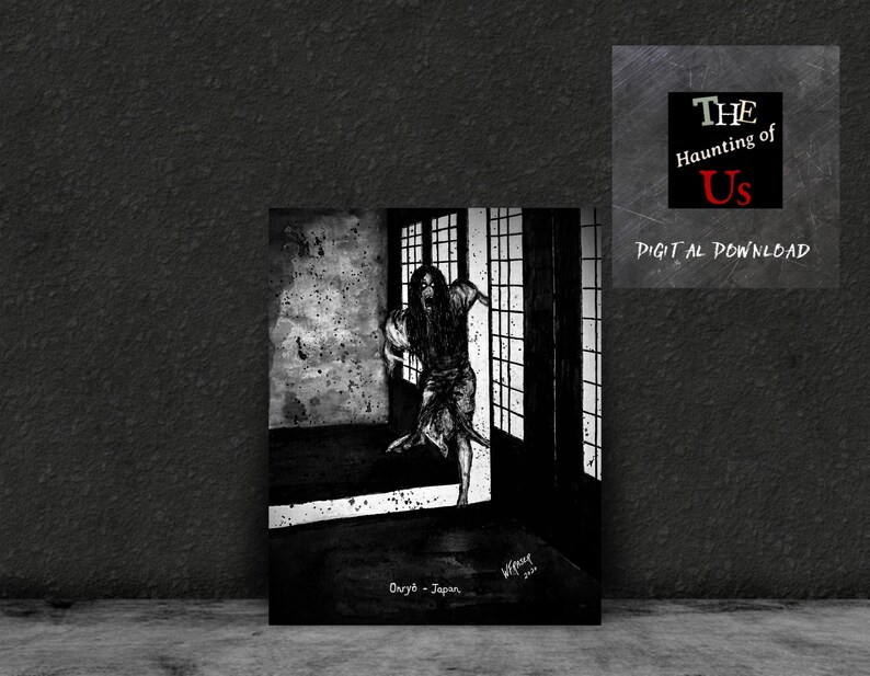 Onryo Ghost Japan Mythical Creature Art Digital Download - Etsy