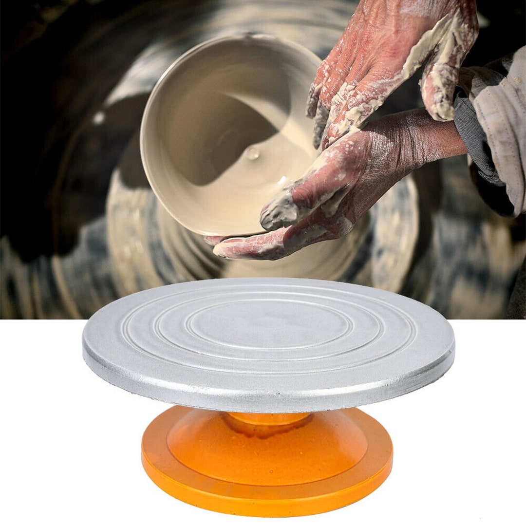 30CM Pottery Turntable Pottery Banding Wheel Carving Clay Manual ...