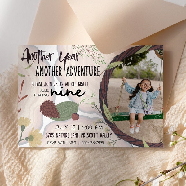 Woodland Invitation - Etsy