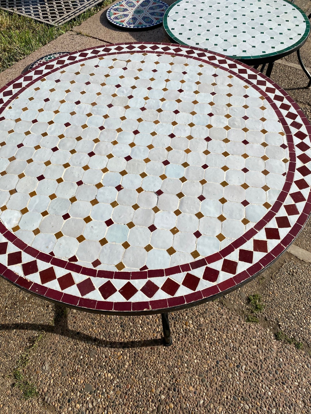 Amazing Moroccan Mosaic Table, Outdoor Table, Luxury Table, Handcrafted ...