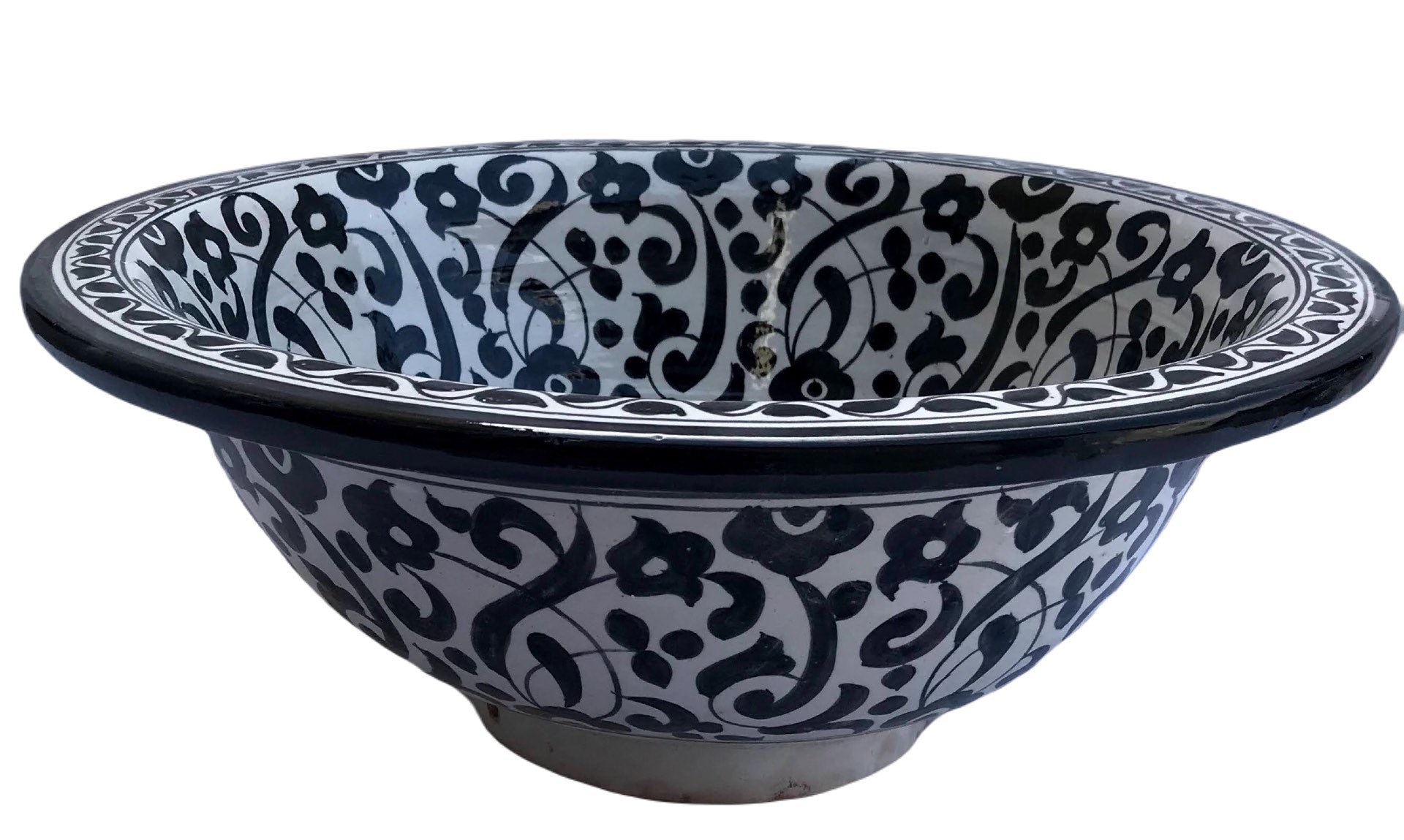 Moroccan Handmade Ceramic Sink. Hand-painted Moroccan Basin. Moroccan ...