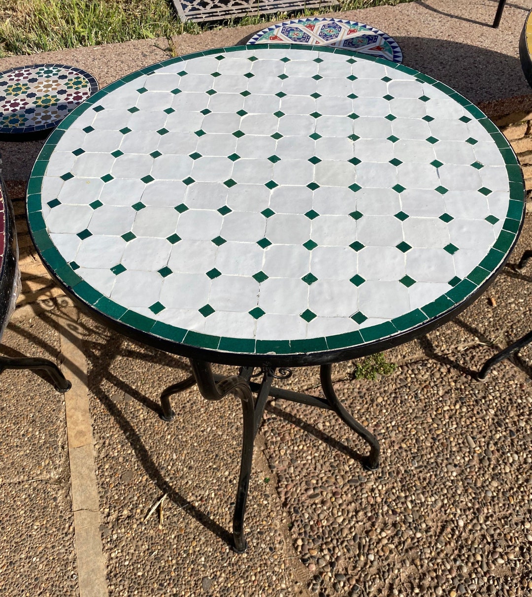 Amazing Moroccan Mosaic Table, Outdoor Table, Luxury Table, Handcrafted ...
