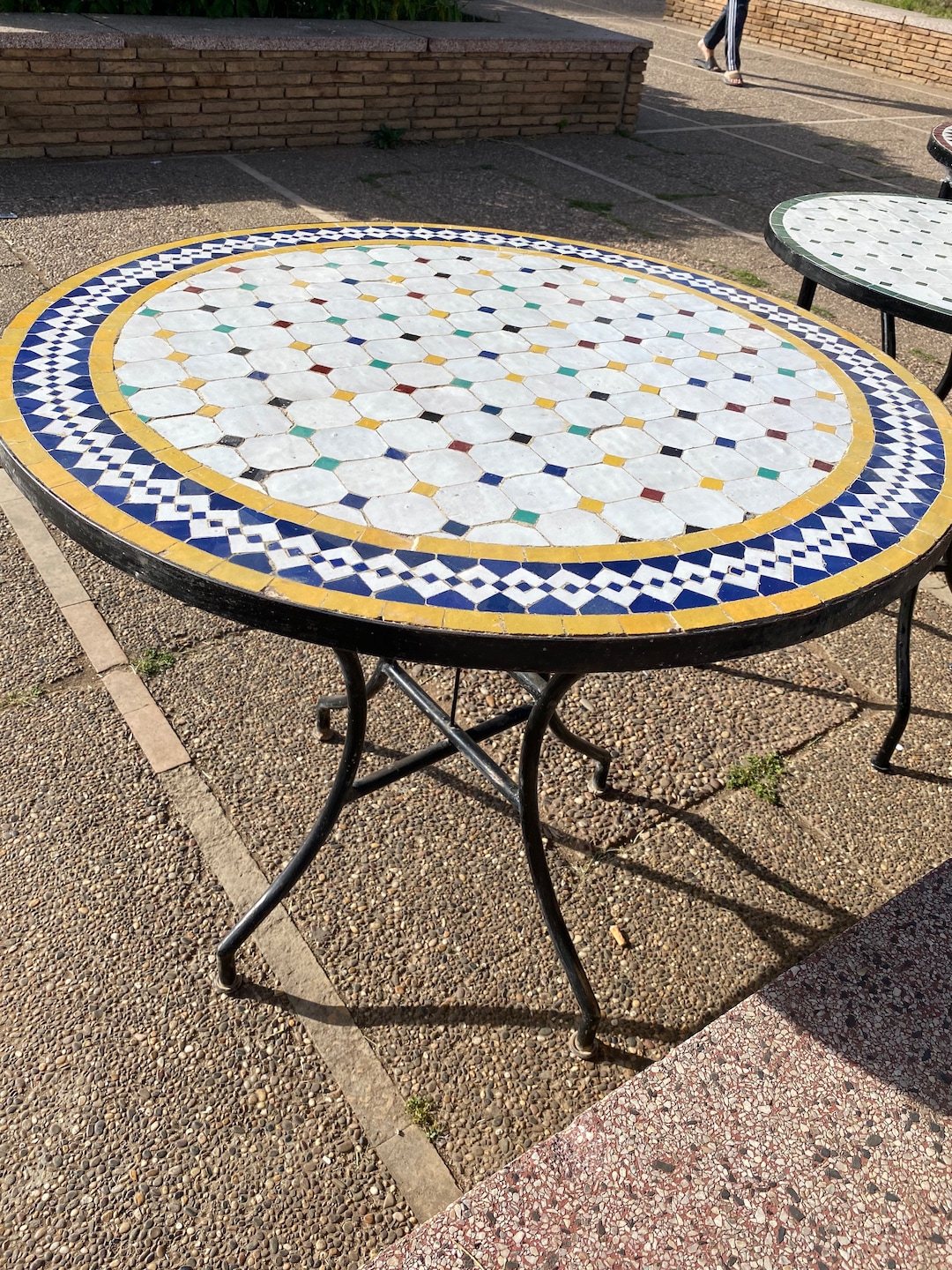 Amazing Moroccan Mosaic Table, Outdoor Table, Luxury Table, Handcrafted ...