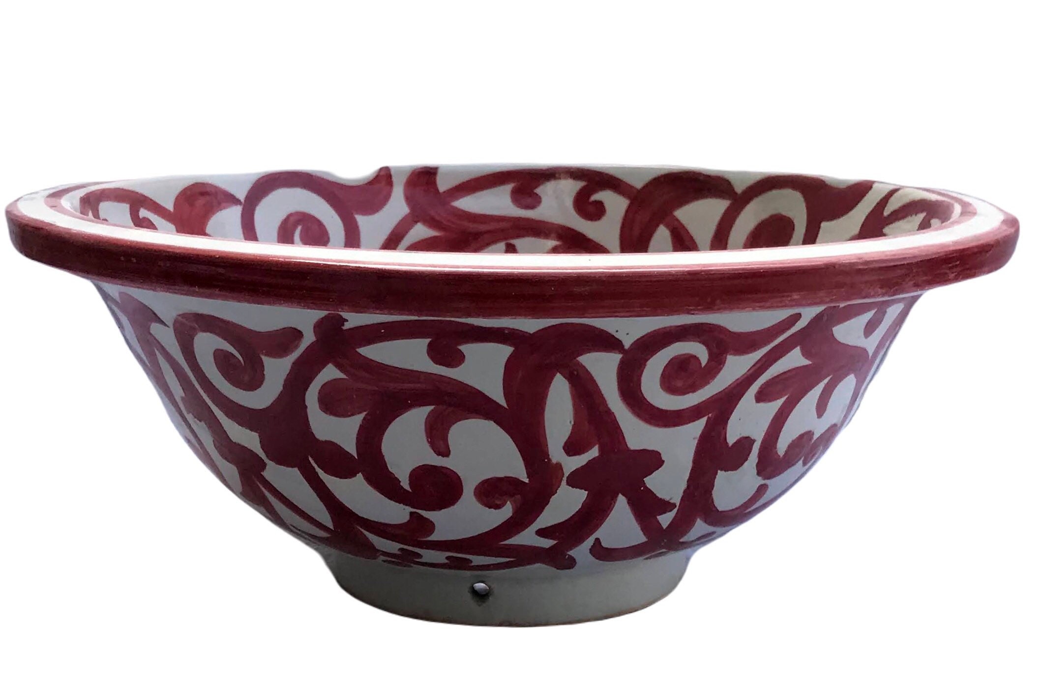 Handmade Moroccan Ceramic Sink. Hand-painted Moroccan Basin. - Etsy UK