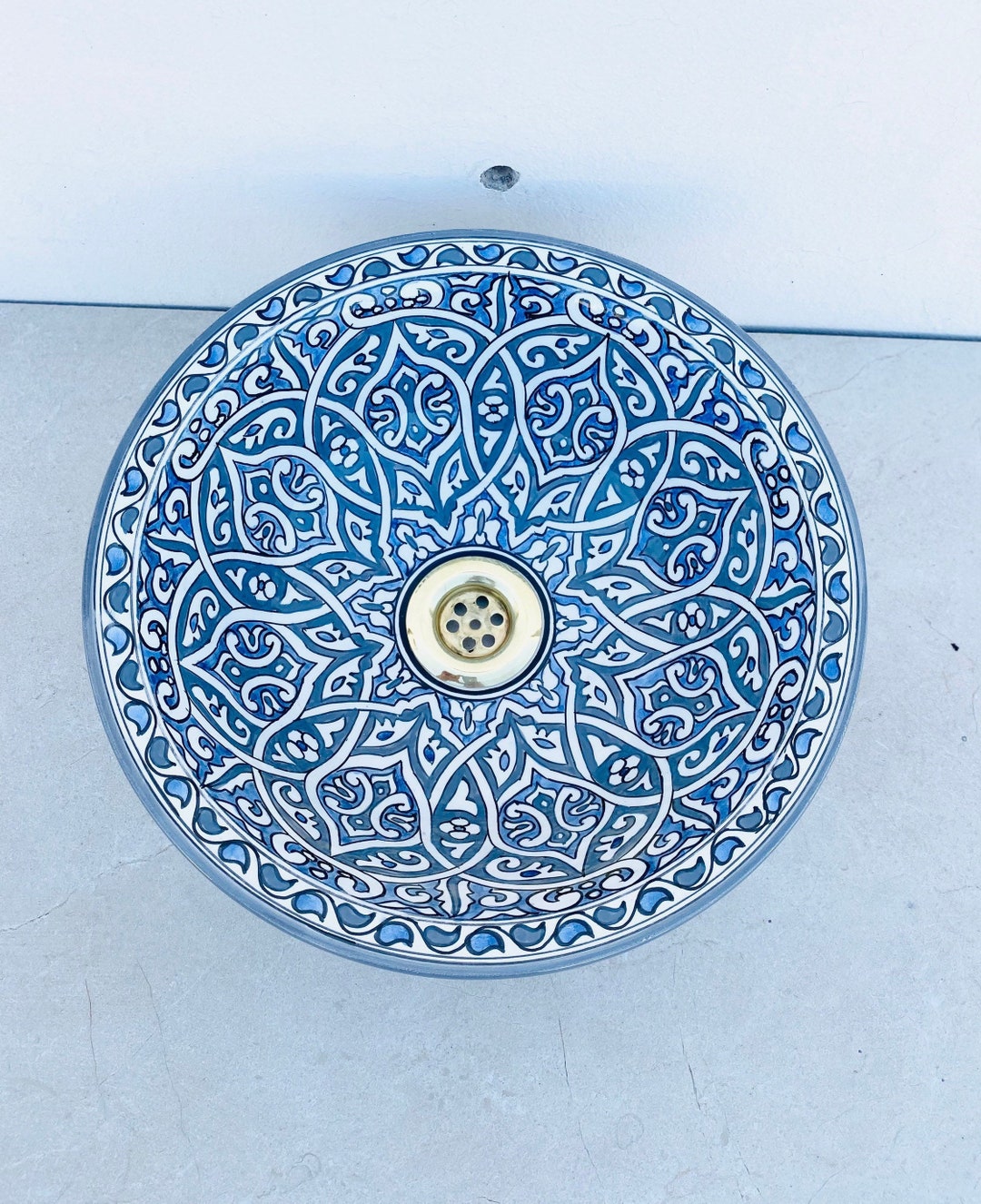 Moroccan Ceramic Sink,handmade Bathroom Vessel Sink,washbasin for ...