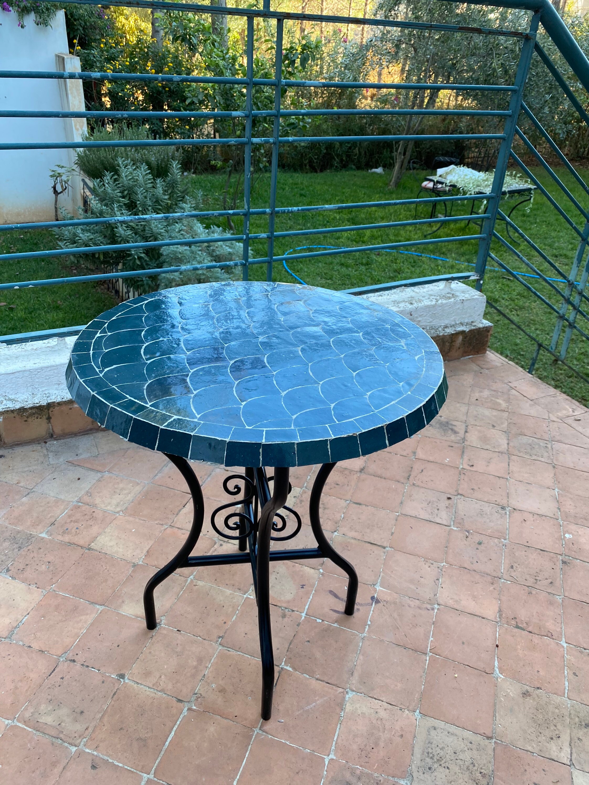 Amazing Moroccan Mosaic Table, Outdoor Table, Luxury Table, Handcrafted ...