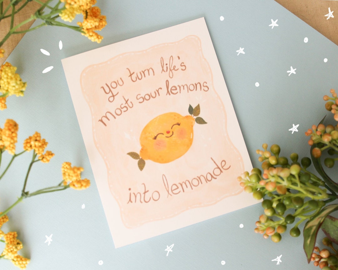 Lemon Pun Card | Cute Greeting Cards | Valentines Card | Couples Cards ...